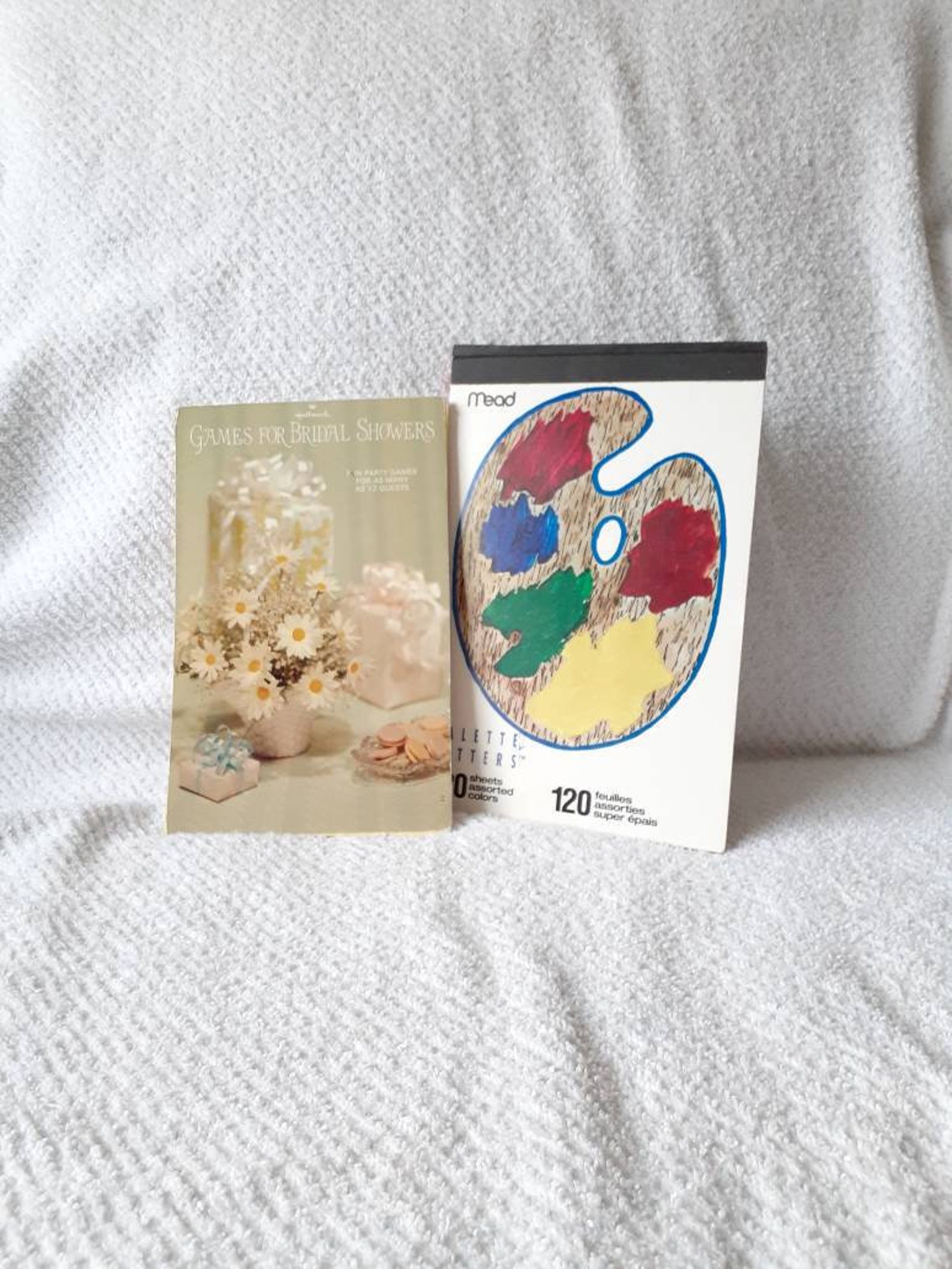 Letter Writing Pad Plus Bridal Games Notebook VTG Stationery - Etsy