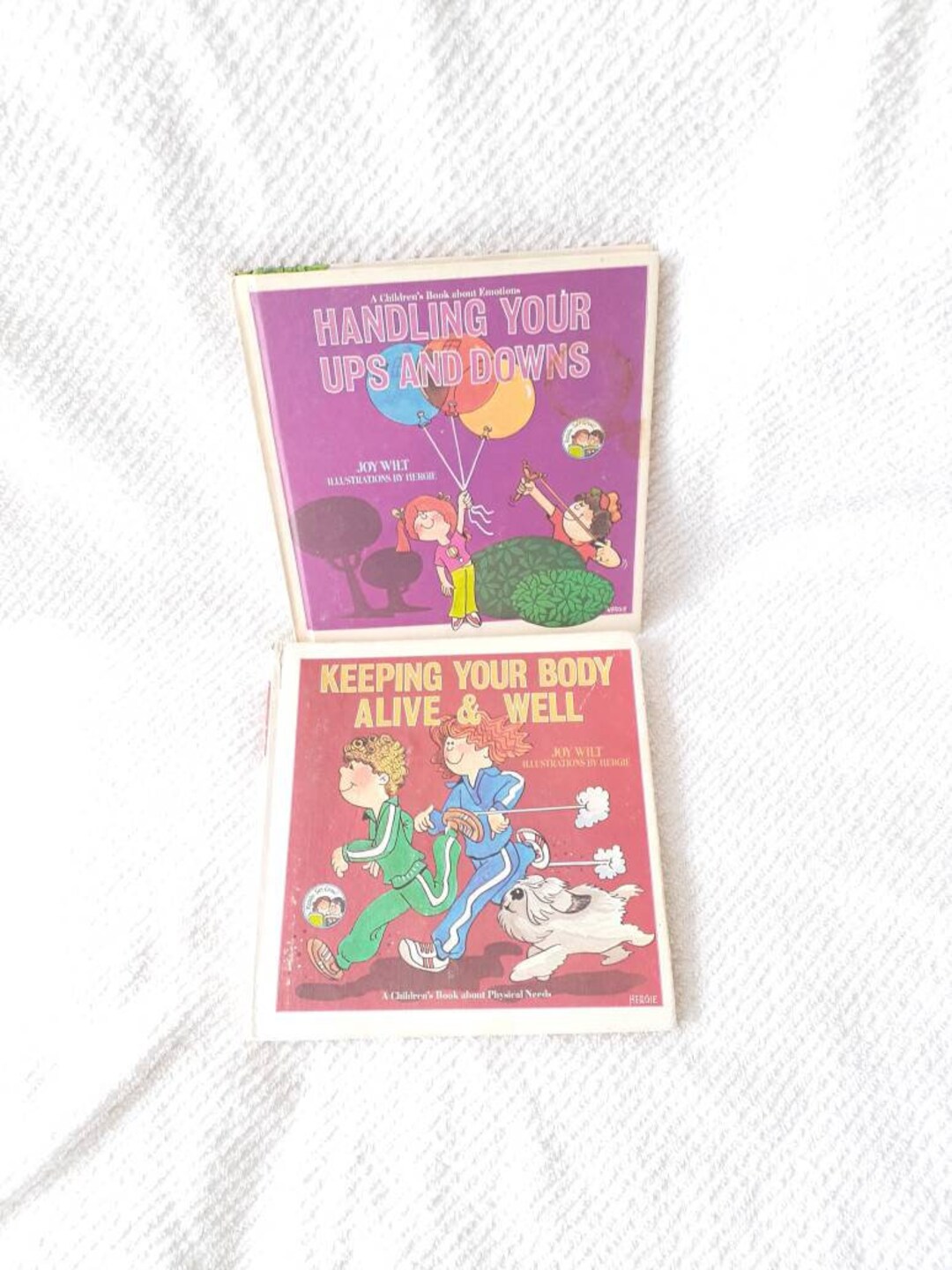 Pair VTG Joy Wilt Books Teaching Children About Physical Needs - Etsy