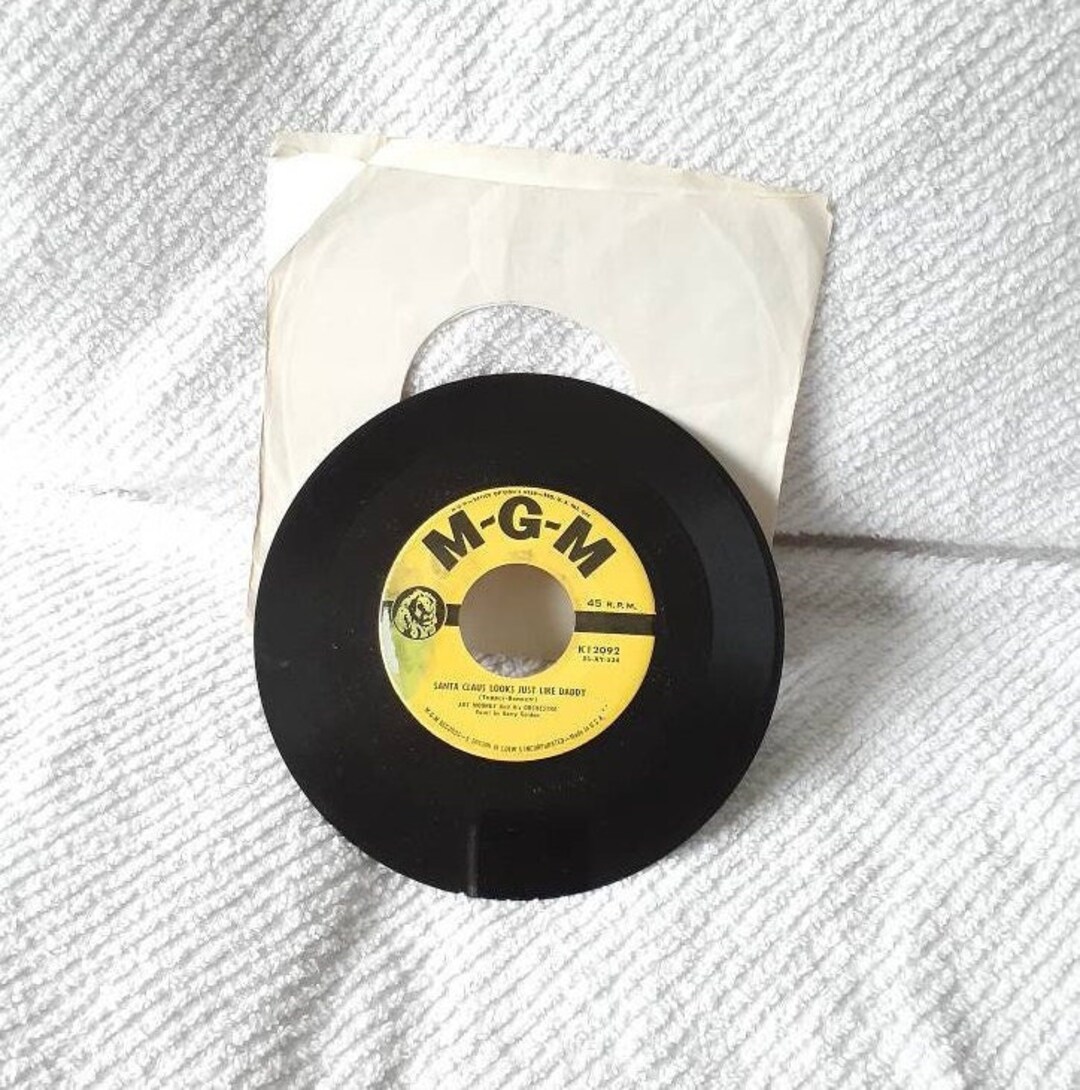 Tested Christmas 45 Vinyl Record Nuttin for Christmas and Santa Claus ...