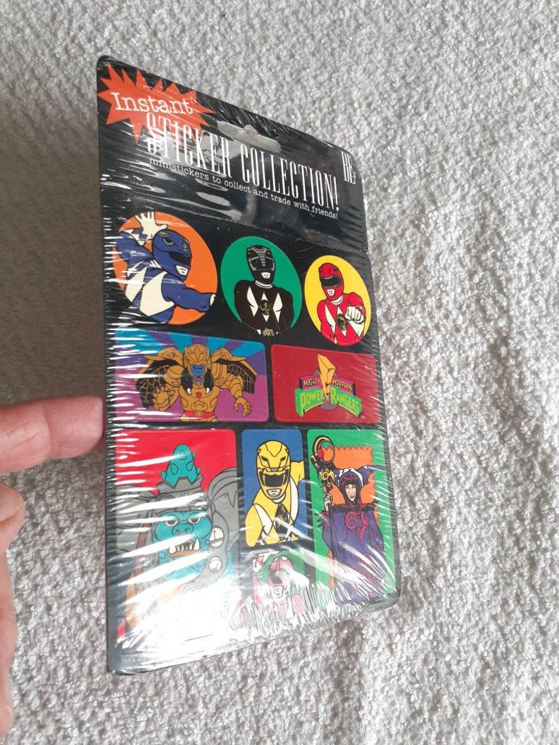 MMPR Sticker Collection NOS Instant Mini Stickers 1998 - Etsy