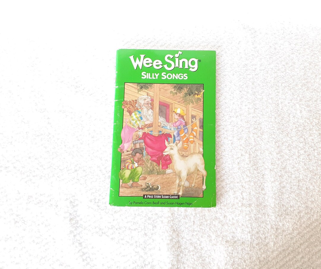 Wee Sing Silly Songs Vintage Music Booklet People Animals Things - Etsy