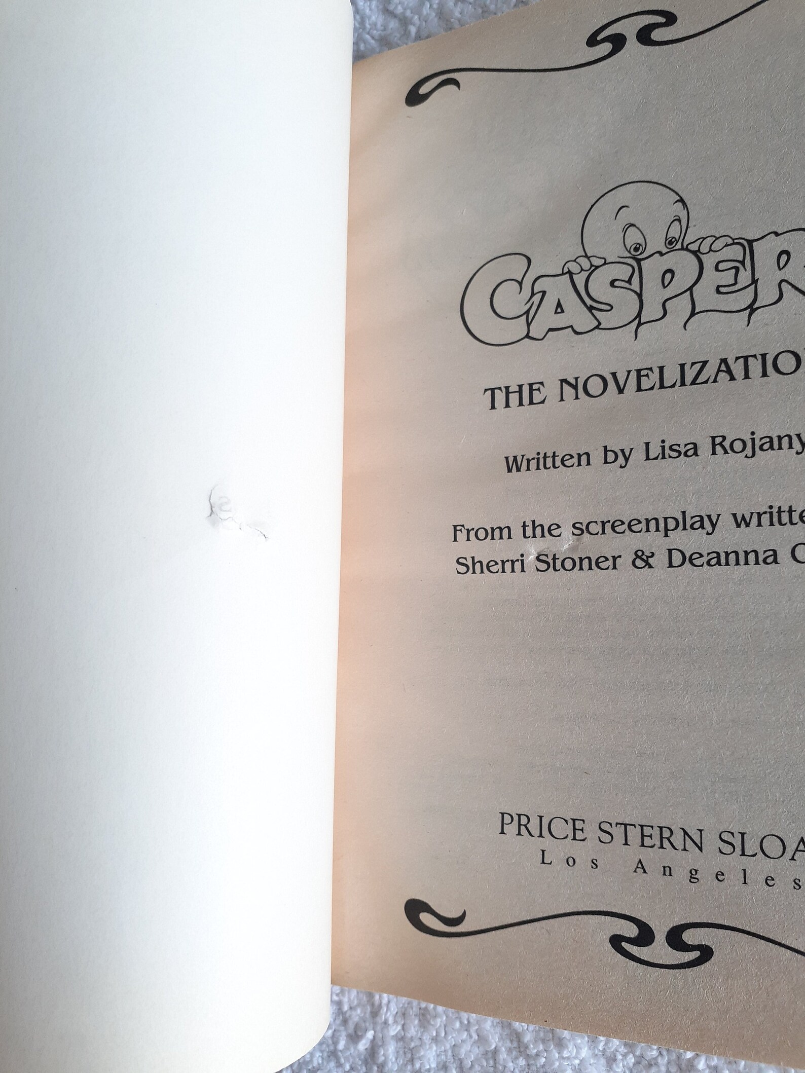 Casper Junior Novelization Vintage Book Softcover With Photos From ...