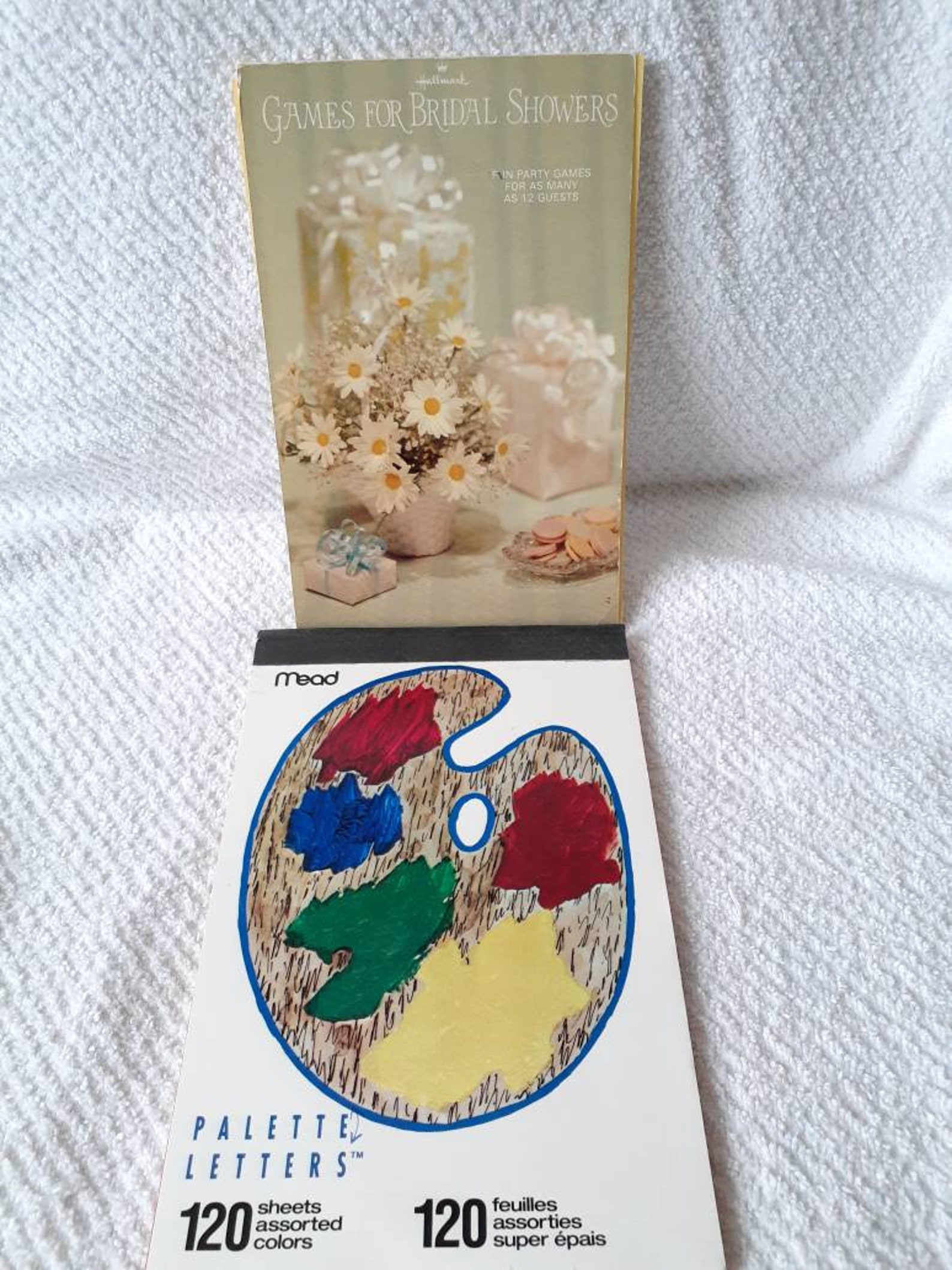 Letter Writing Pad Plus Bridal Games Notebook VTG Stationery - Etsy