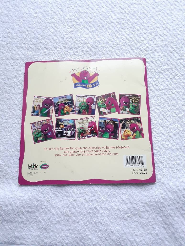 The Barney Visit School