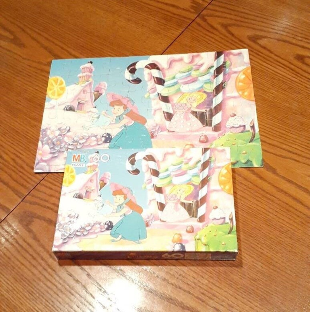 Cupcakes Puzzle Character Tonka Dolls Vintage 60 Piece Candy House - Etsy