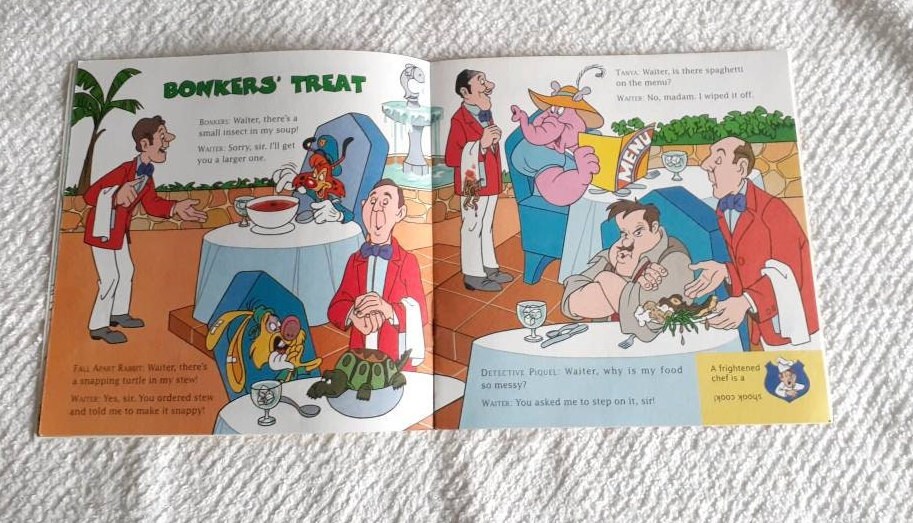 Bonkers Joke Book Vintage Disney Softcover Golden - Etsy