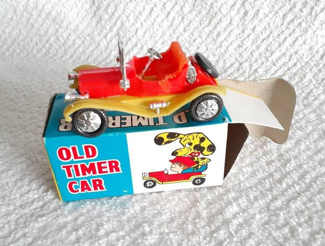 NOS Vintage Toy Old Timer Car Dime Store Plastic in Original Box Hong ...