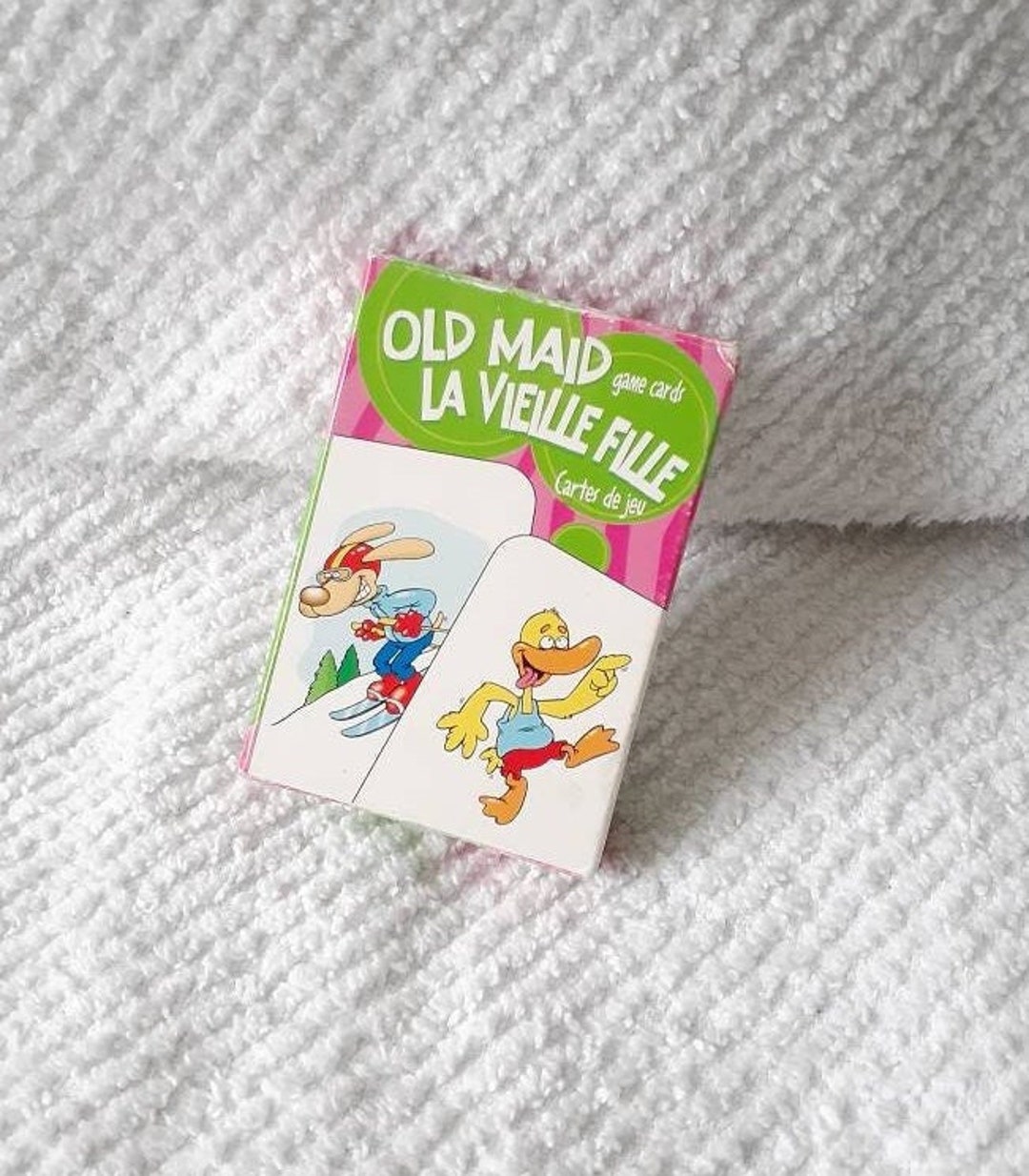 Swiss Chalet Old Maid Card Game Vintage Restaurant - Etsy