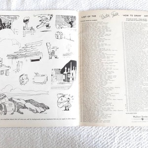 Walter Foster Drawing Instruction Booklet Vintage Comics Hal Rasmusson ...