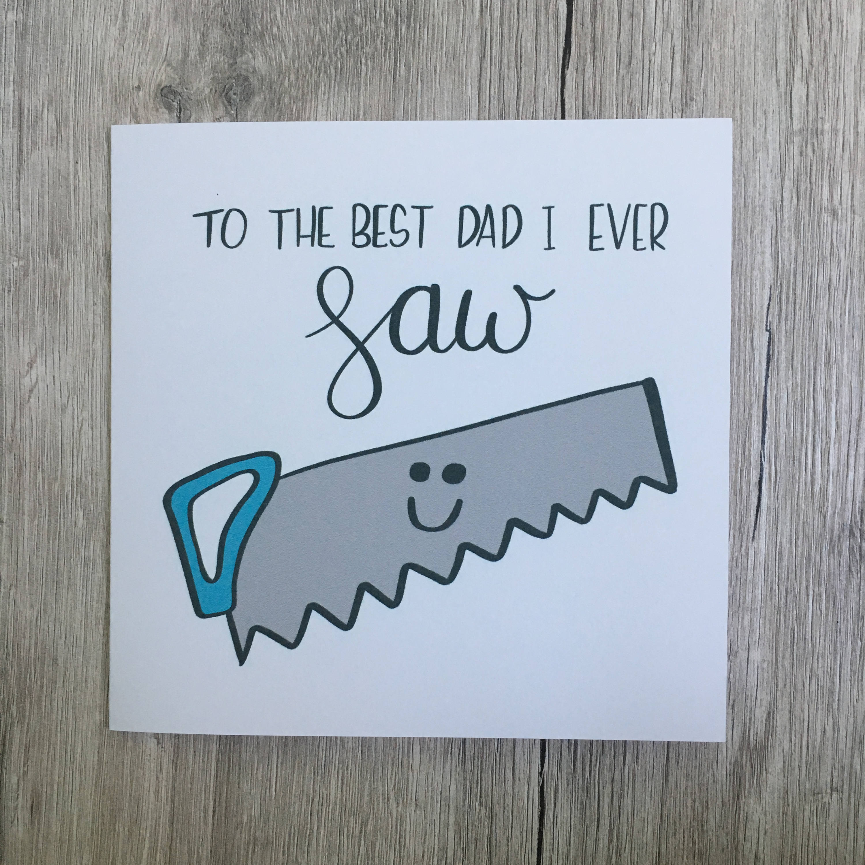 Funny Card // Pun Card // Father's Day Card // Best Dad I - Etsy UK