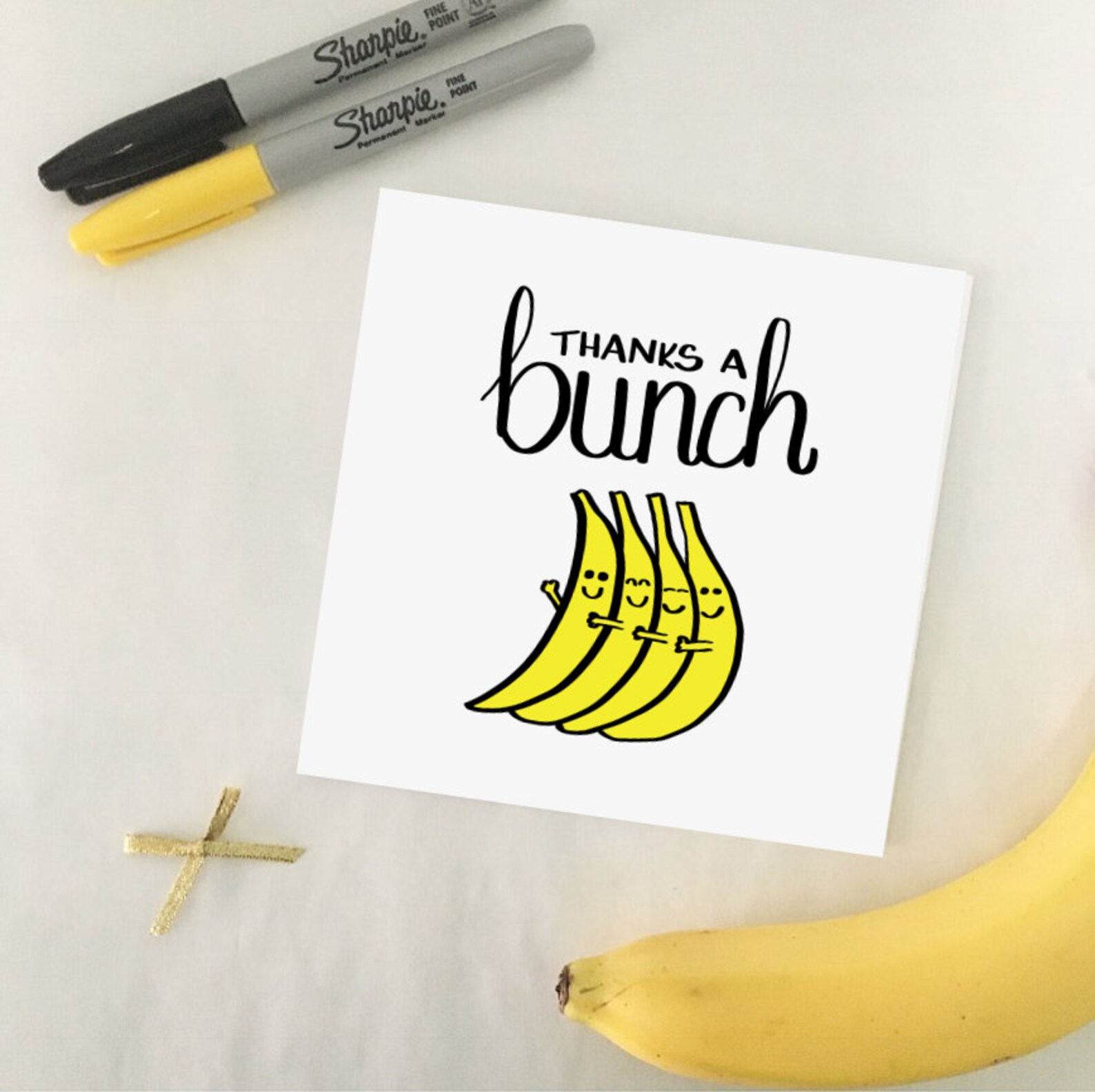 Funny Card // Pun Card // Thank You // Thanks // Thanks a - Etsy