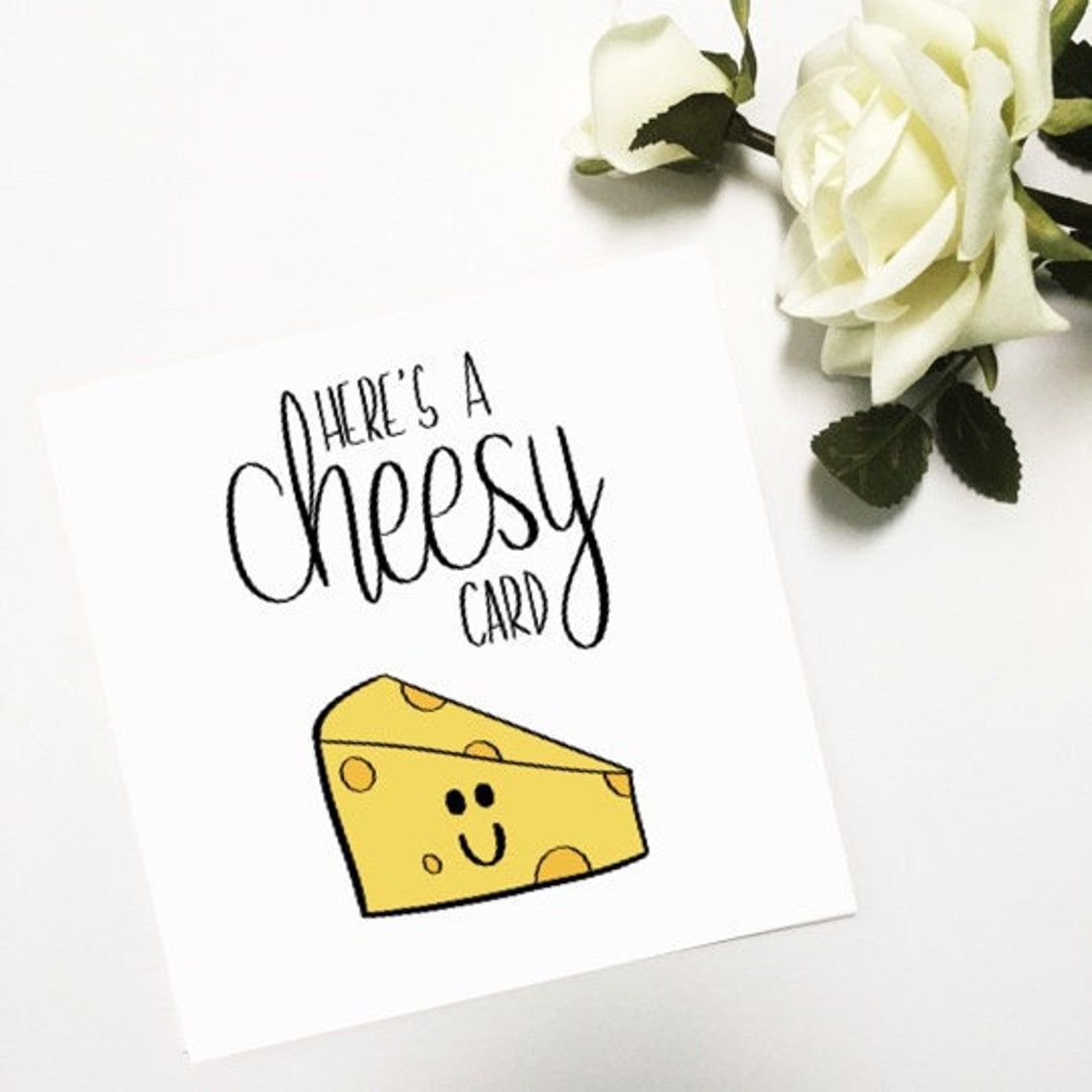 Cheesy Card Cheese Lover Funny Card Celebration Card - Etsy