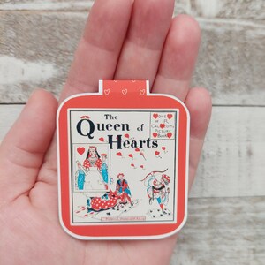 Queen of Hearts Magnetic Bookmark - Cute Heart Magnetic Bookmark ...