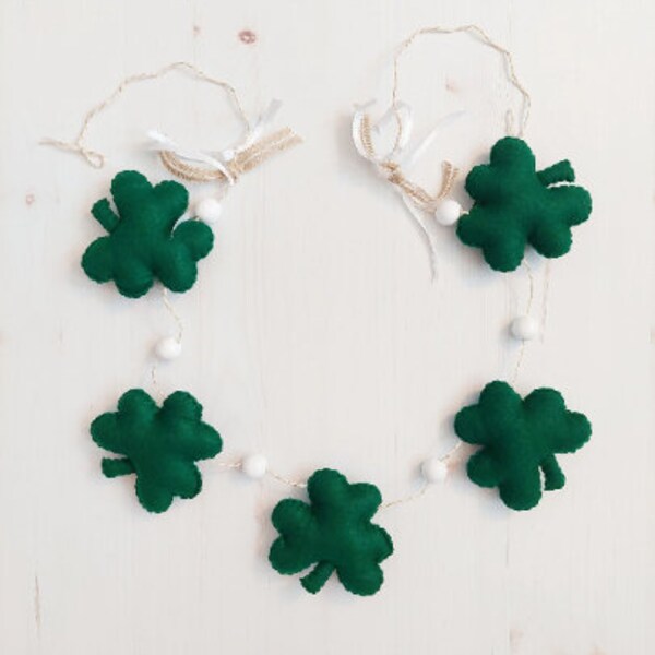 Clover Garland - Etsy