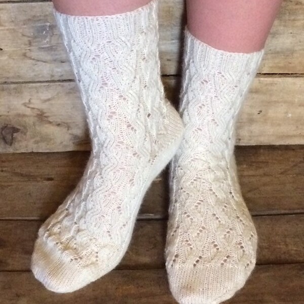 Cream Boot Socks - Etsy