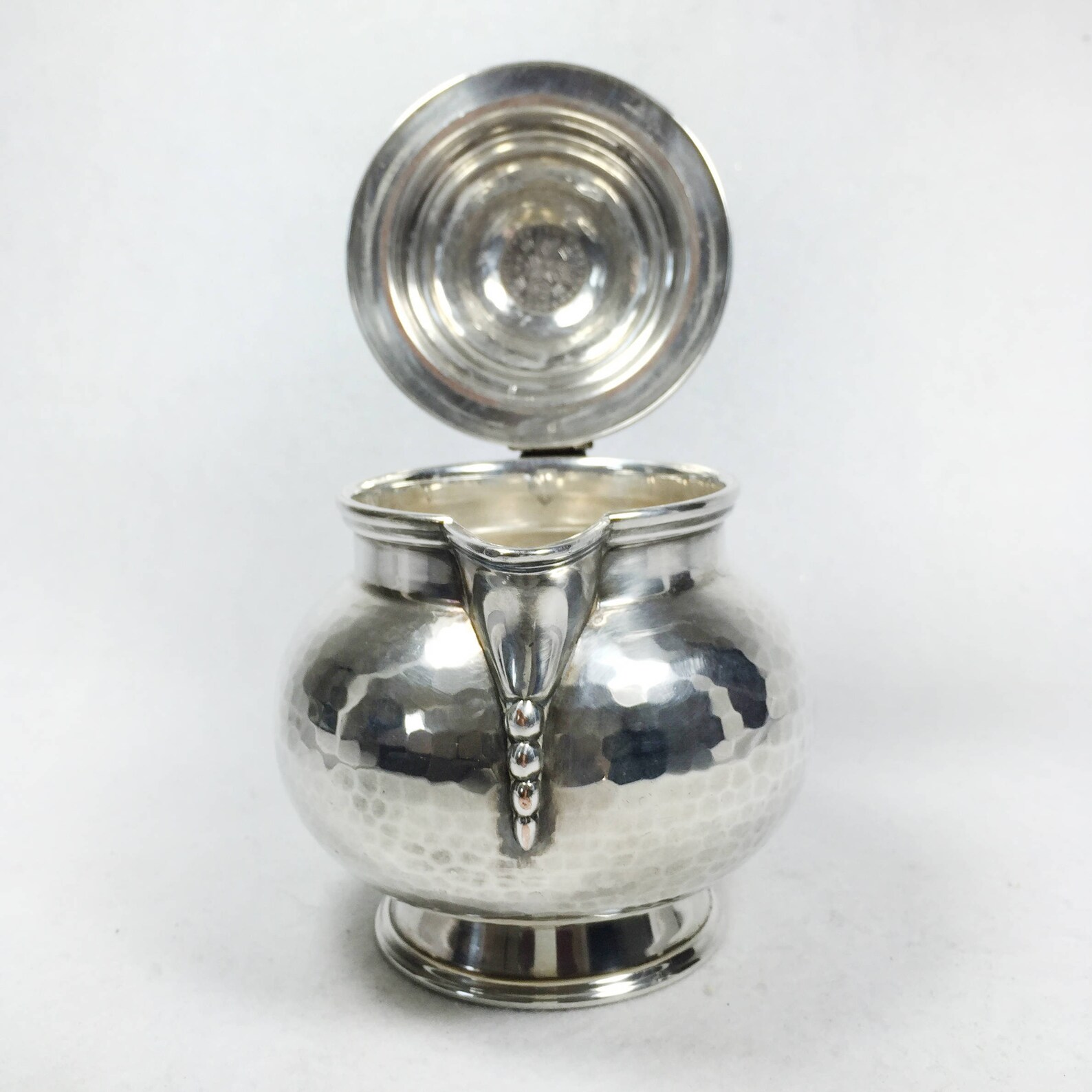 Rare BARKER ELLIS 1787 King George III Shilling Lidded Pitcher ...