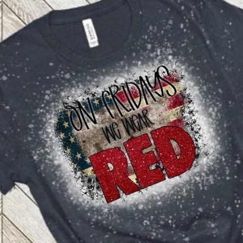 Red Friday Png Sublimation Design Png Military Clip Art - Etsy