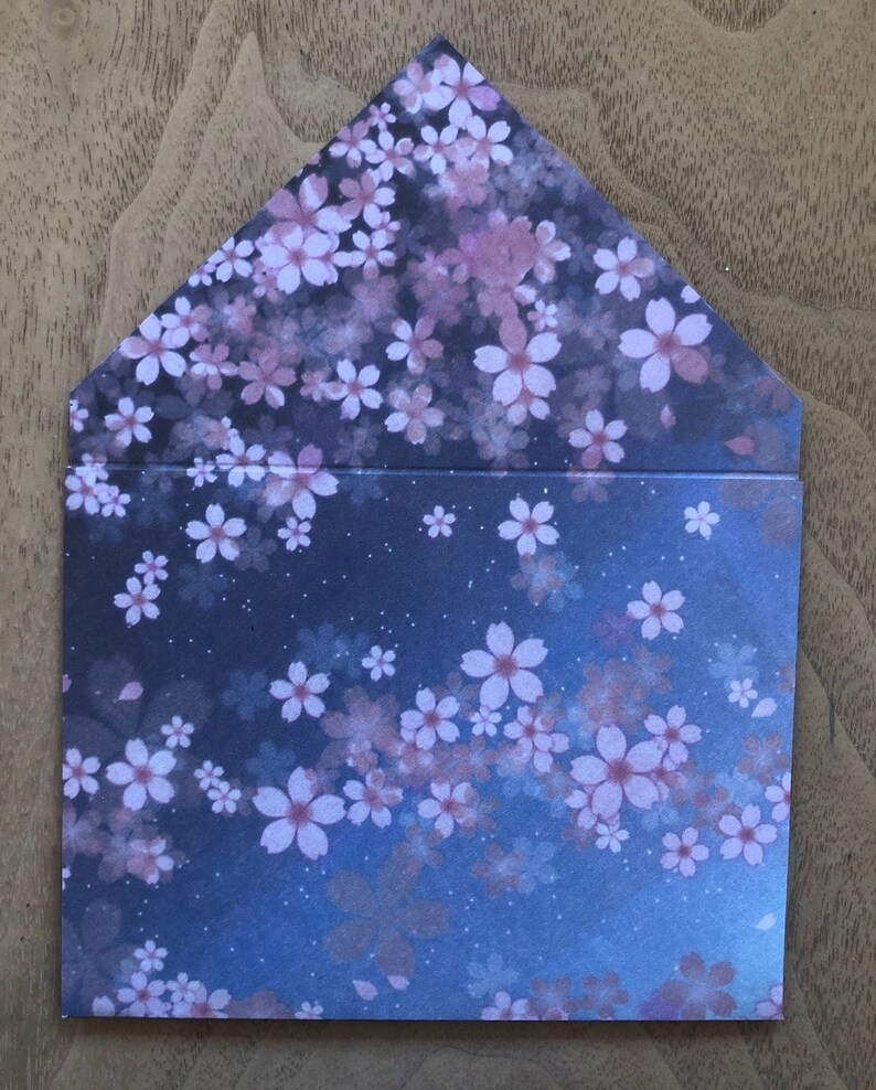 Japanese Style cherry Blossoms Origami Mini Envelopes 12 - Etsy