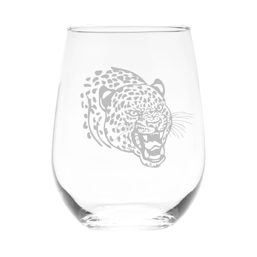 Cheetah Stemless Wine Glass - Cheetah Themed Gift for Men and Women ...