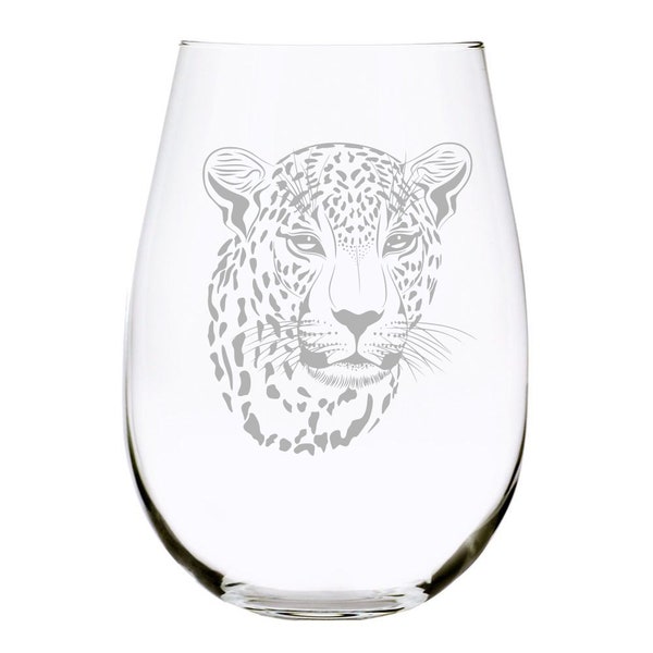 Cheetah Wine Glass - Etsy