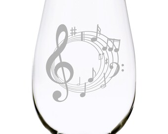 Glass Musical Notes - Etsy