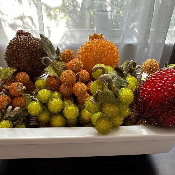 Beaded Fruit - Etsy