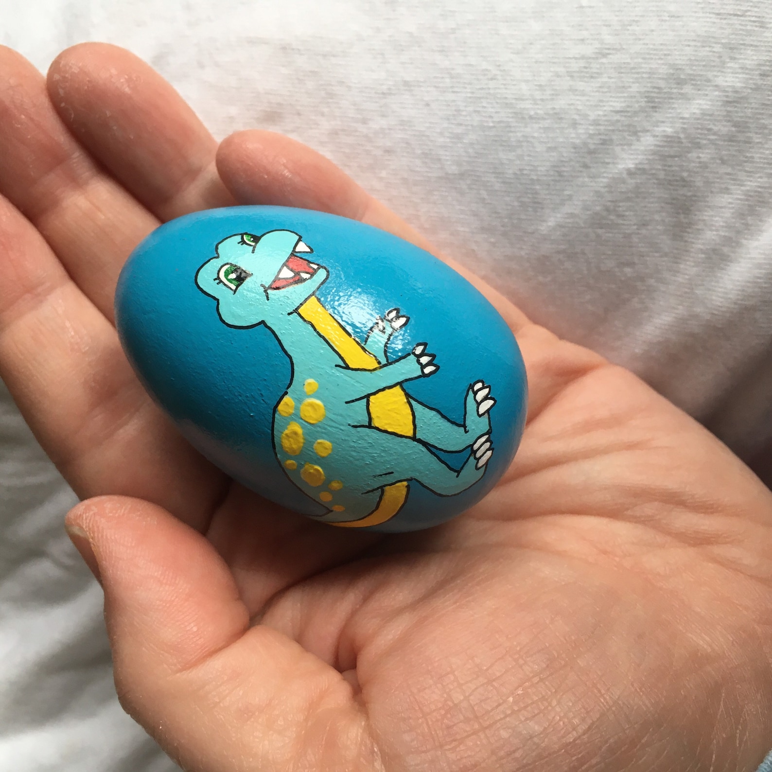 T-rex Brontosaurus Triceratops Dinosaur Wooden Easter Egg - Etsy