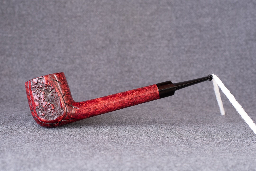 Smooth Carnage Lumberman Pipe, Pipe, Wooden Pipe, Briar Pipe, Tobacco ...