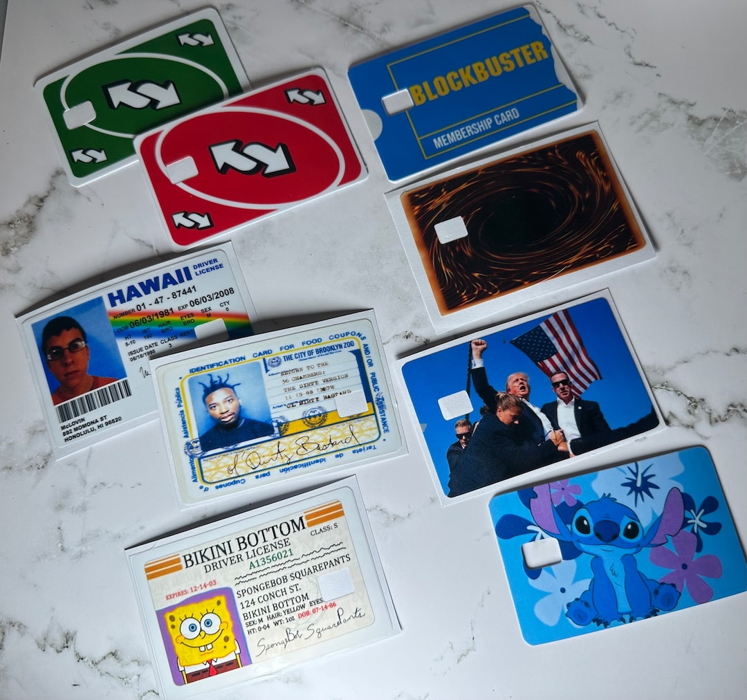 Custom Credit Card Skin - Etsy