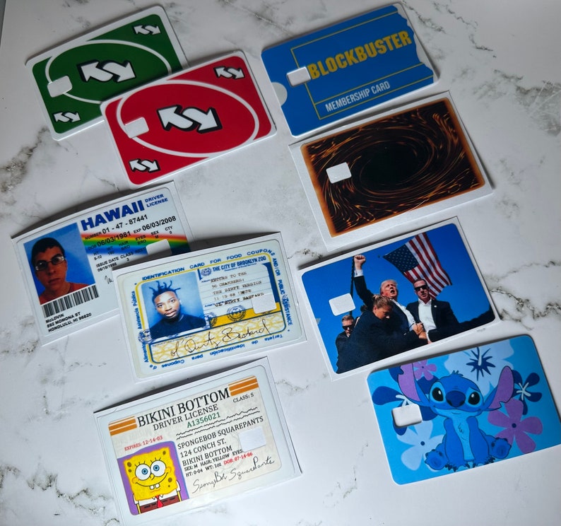 Custom Credit Card Skin - Etsy