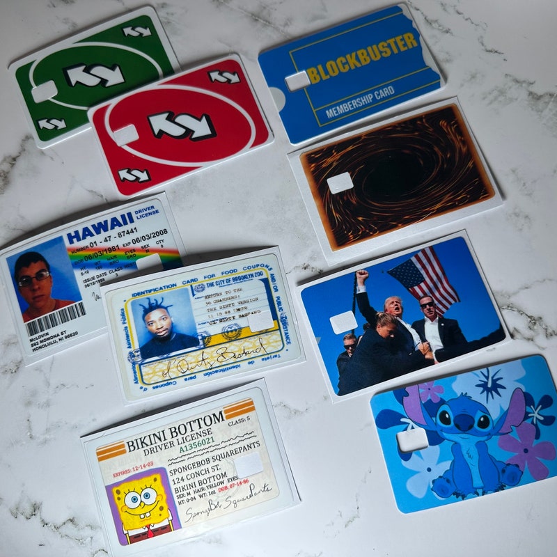Custom Credit Card Skins - Etsy