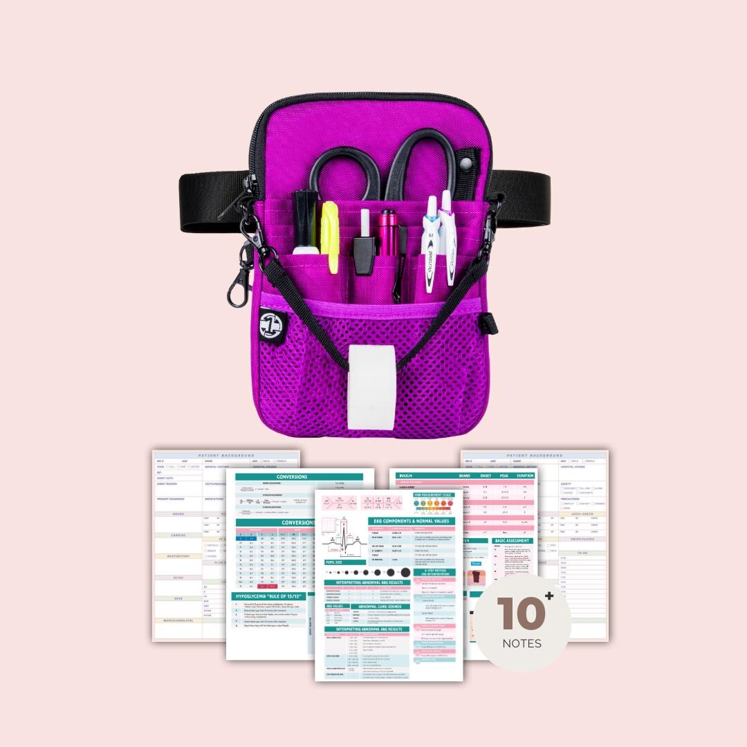 Nurse Fanny Pack – Medical Utility Belt for Nurses | Multi-pocket ...