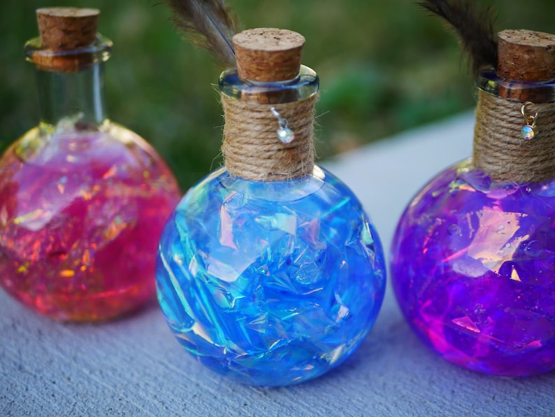 Holographic Magic Fairy Sparkle Potion Decor Halloween Cosplay - Etsy