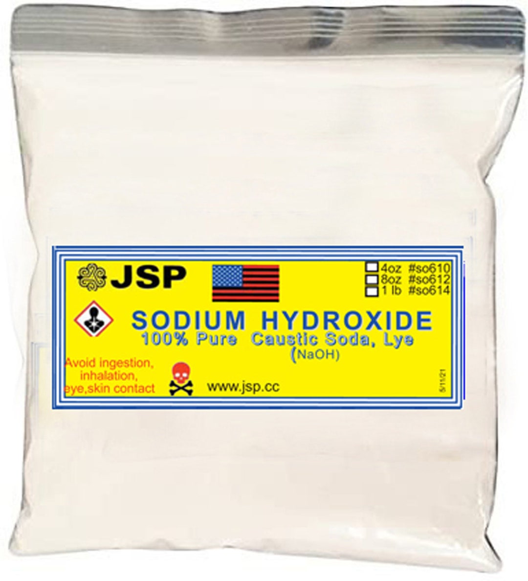 Sodium Hydroxide 1lb - Etsy