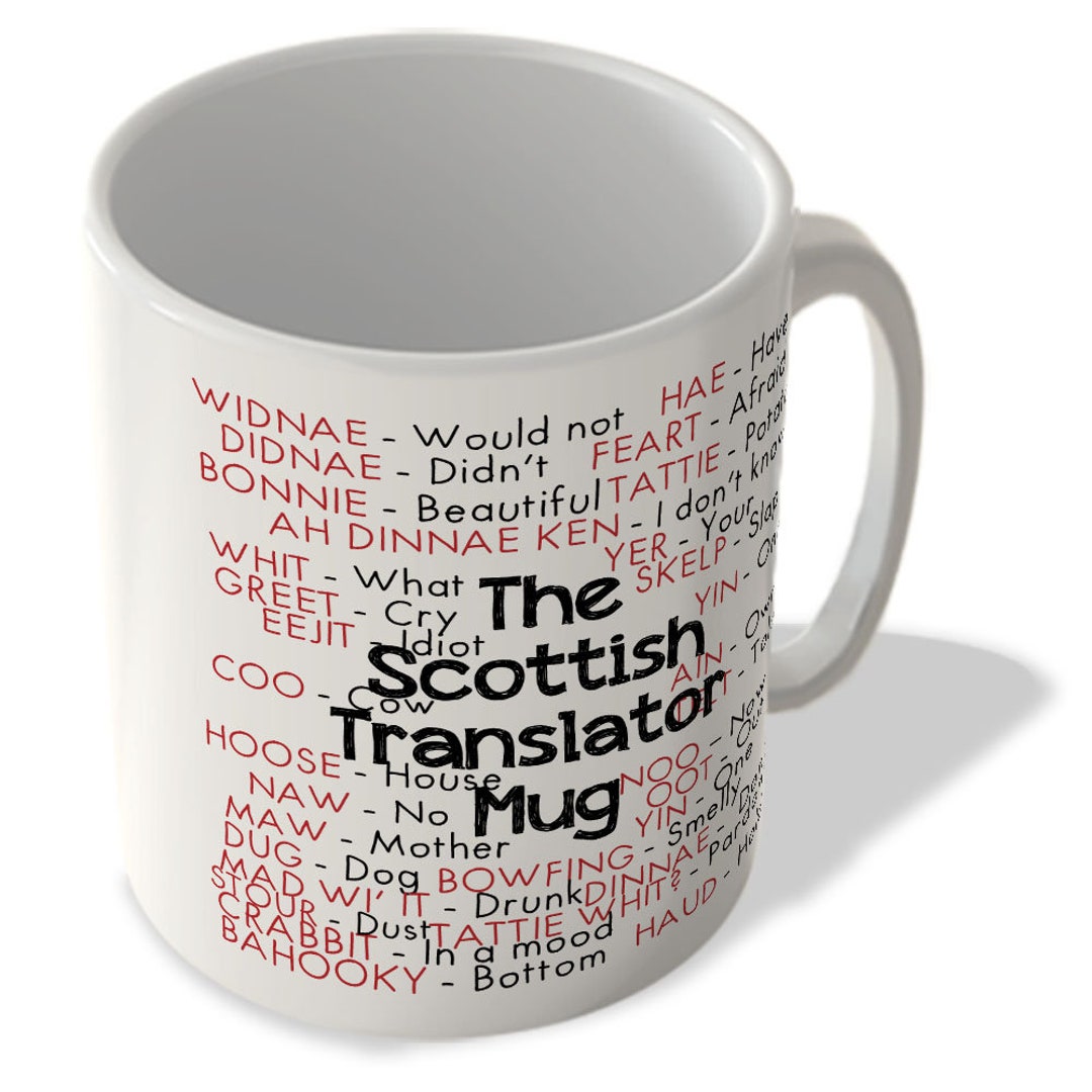 The Scottish Translator Mug - Etsy UK