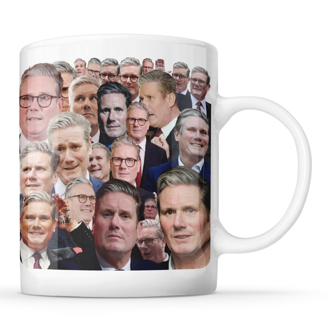 Keir Starmer Collage - Labour Party - Prime Minister - Politics Mug ...
