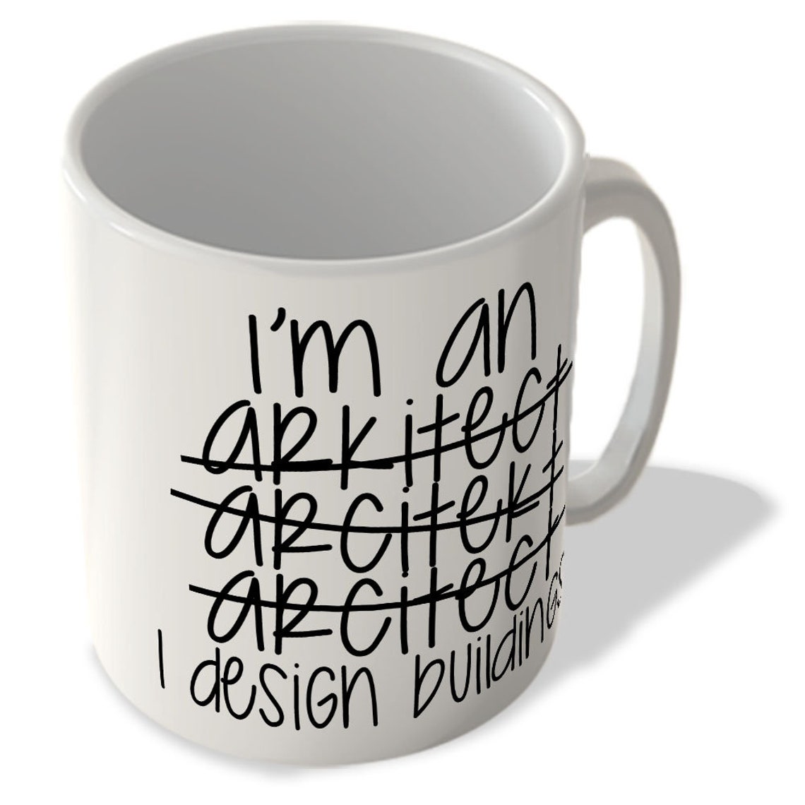 Architect - I Design Buildings - Mug - Etsy UK