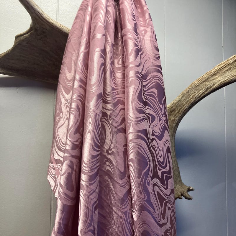 Pink Jacquard Wild Rag - Etsy