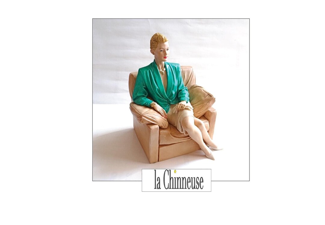 VITTORIO TESSARO SCULPTURE Vintage 1986s, Made in Italy, Hand Painted ...