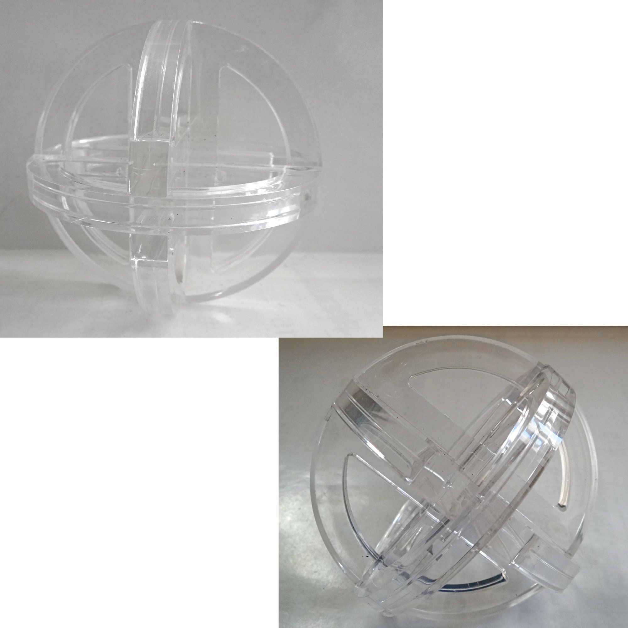 DESIGN SCULPTURE in PLEXIGLASS Puzzle Spherical Shape | Etsy