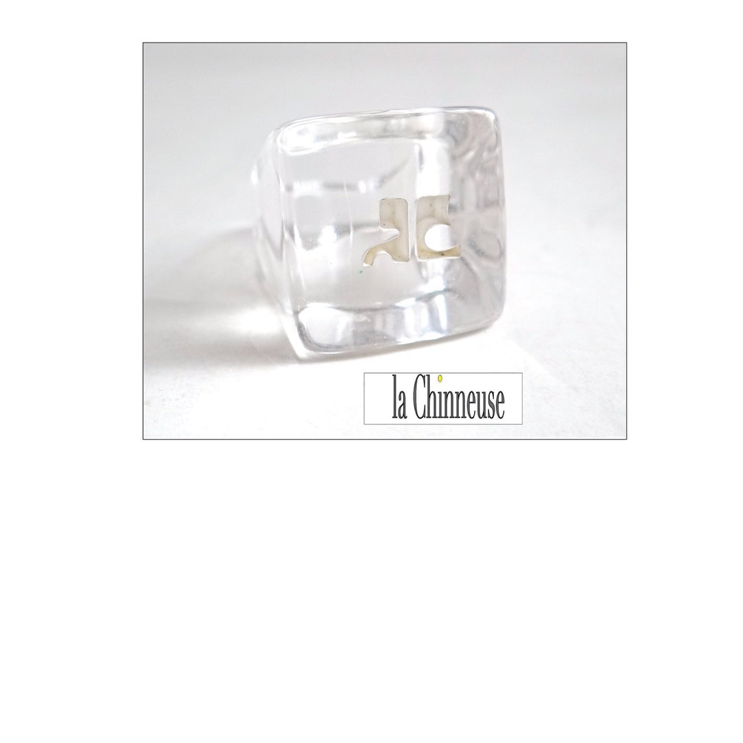 COURRÈGES ICE RING Iconic Ring Vintage 70s Space Age Ring André ...