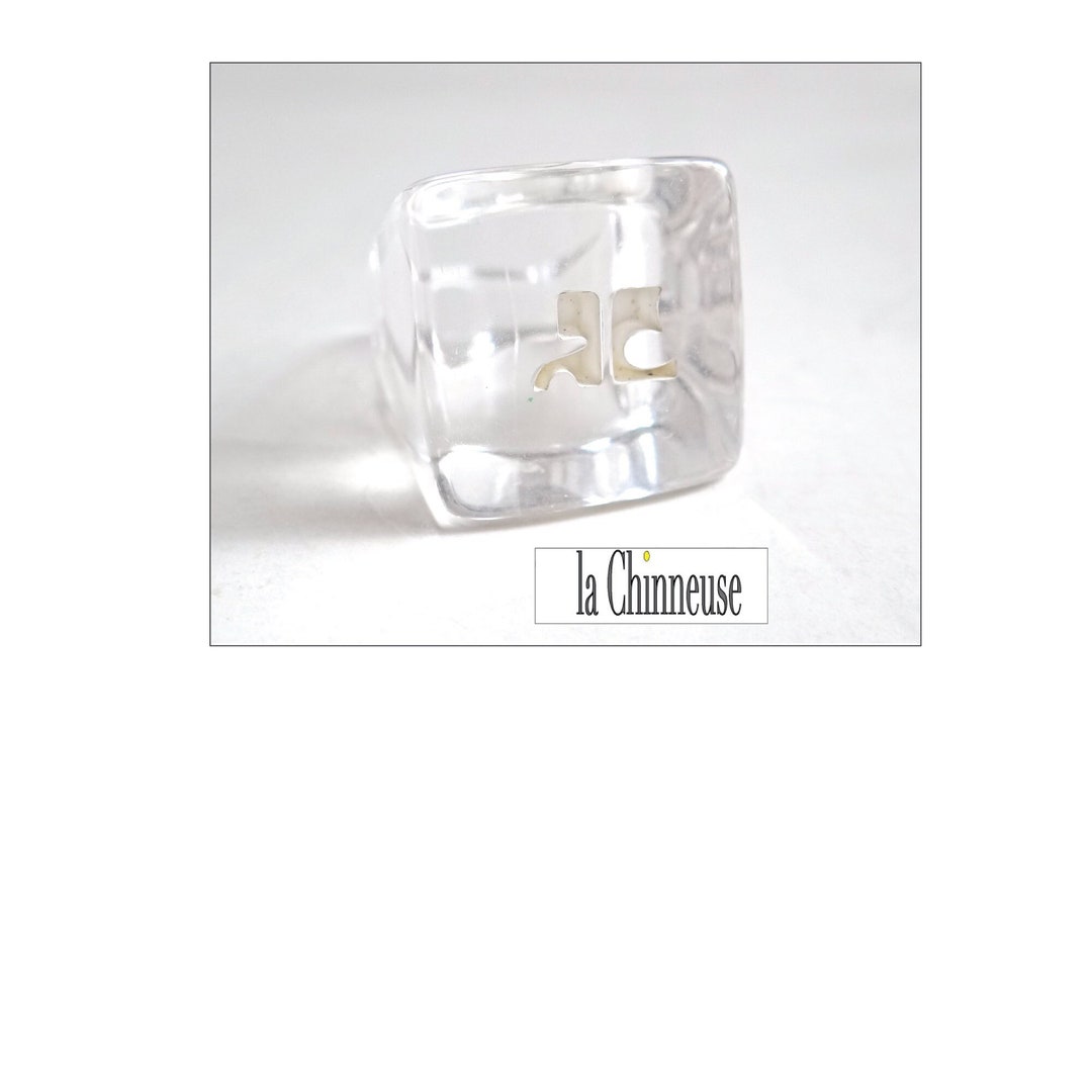COURRÈGES ICE RING Iconic Ring Vintage 70s Space Age Ring André ...