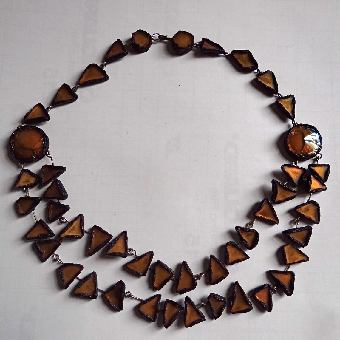 RARE LINE VAUTRIN Collier Collier en Talosel Années 60 - Etsy France