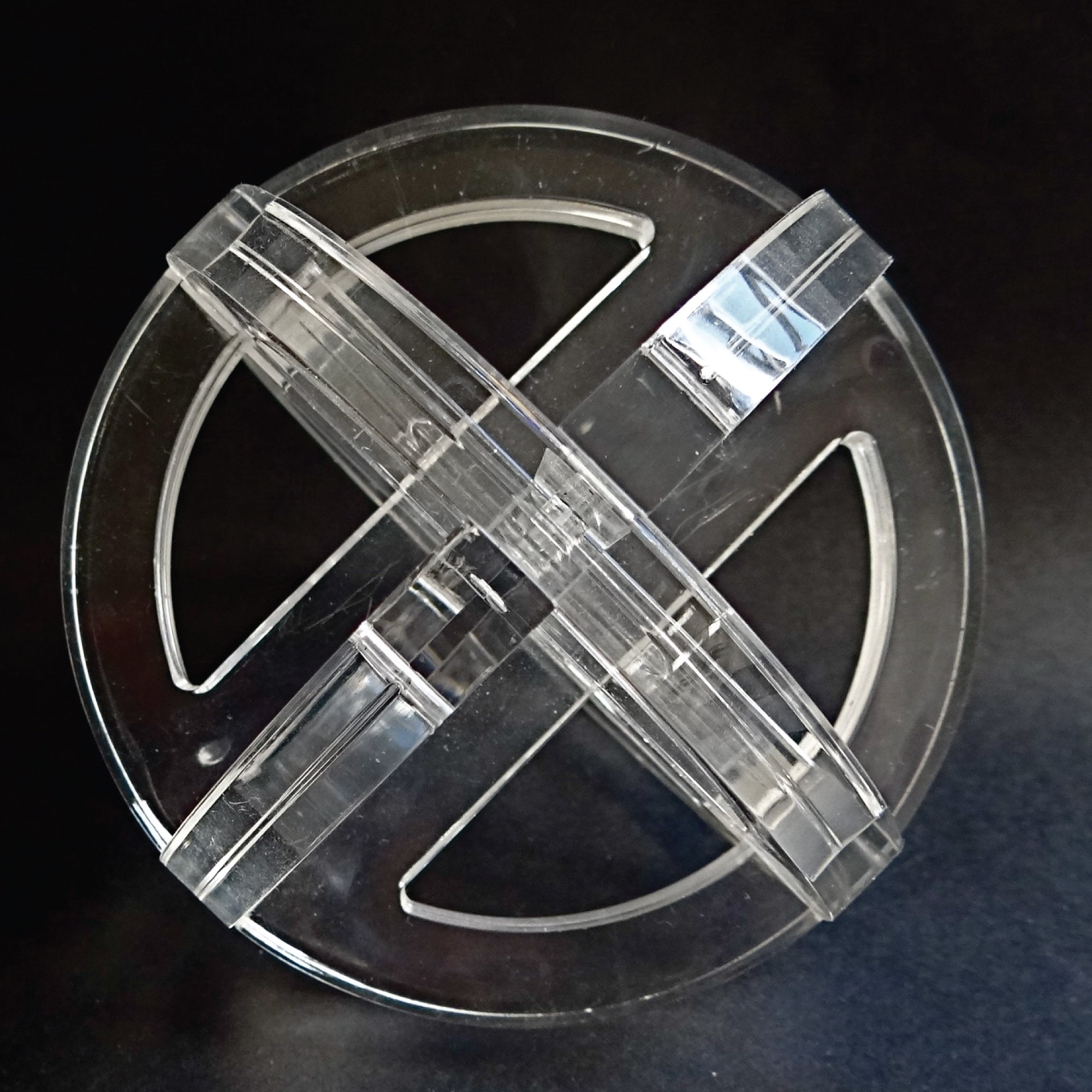 DESIGN SCULPTURE in PLEXIGLASS Puzzle Spherical Shape | Etsy