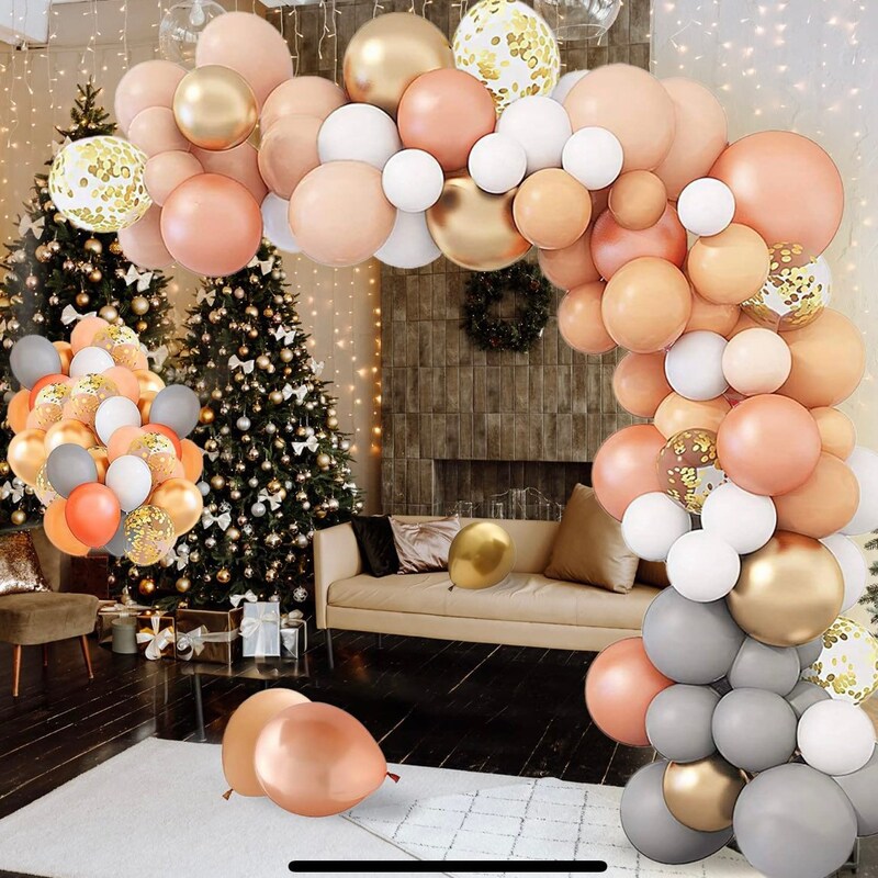 Rose Gold Balloon Garland - Etsy