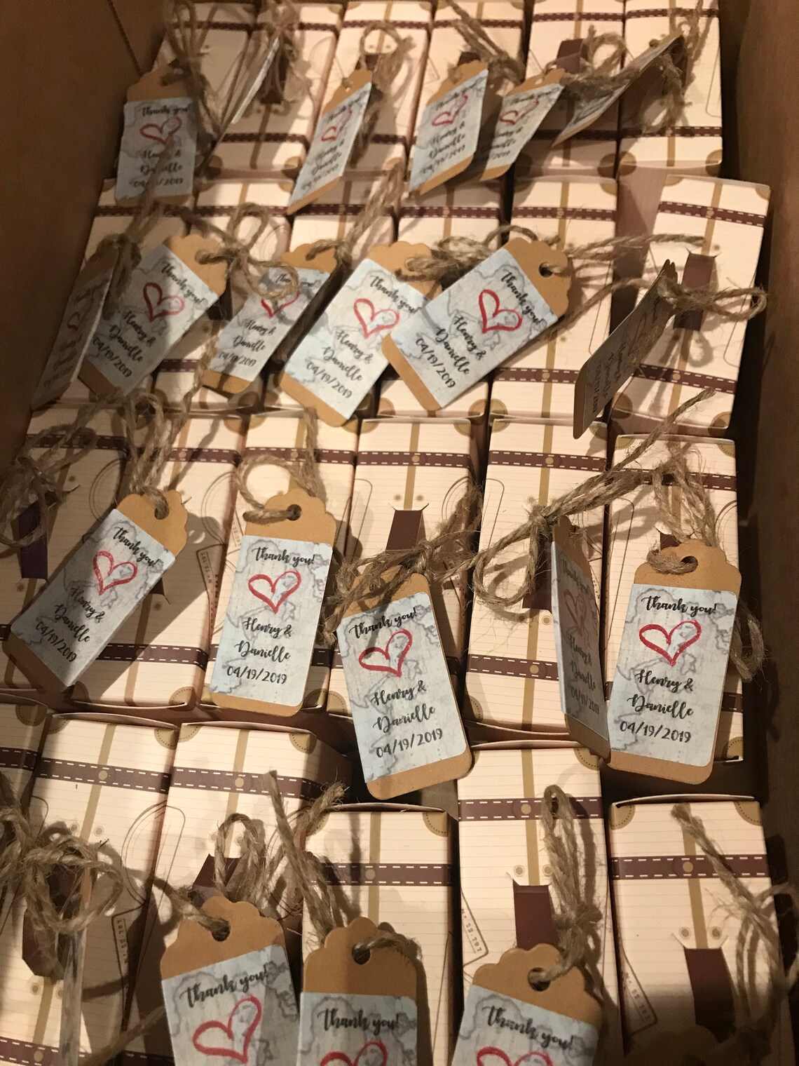 SET of 10 Mini Suitcase Favor Box Party Favor Candy Box | Etsy