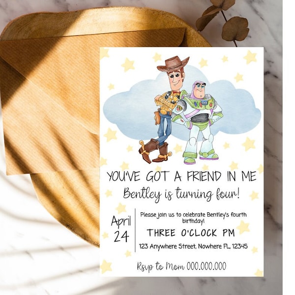 Youve Got a Friend Invitation - Etsy