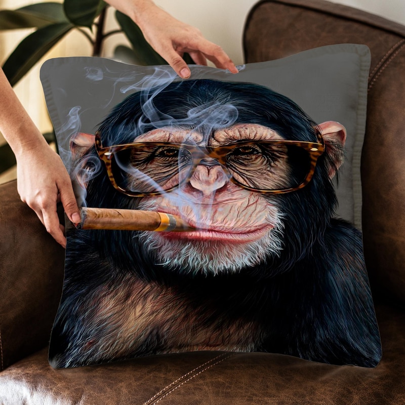 Monkey Pillow - Etsy