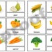 Fruit and Vegetables Safari Toob Montessori 3-part Cards for Safari ...