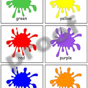 Montessori Colors Sorting Activityprimary and Secondary Colorscolor ...